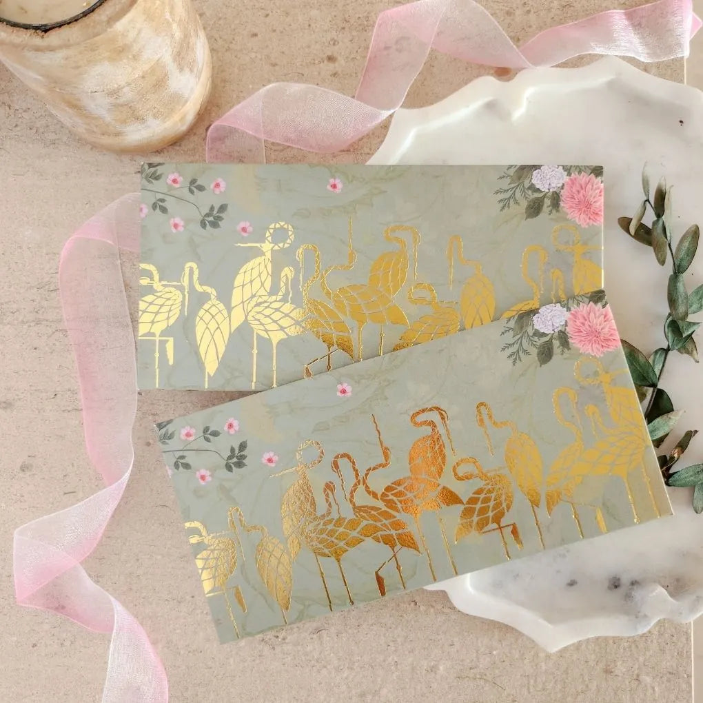 Flamingo Sonata Money Envelopes